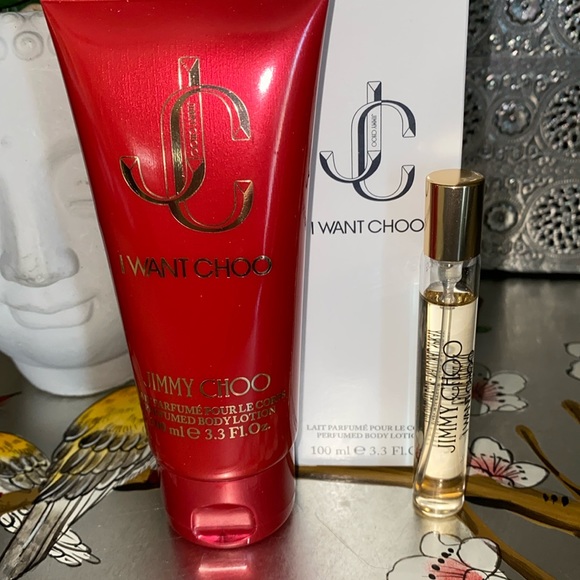 Jimmy Choo | Bath & Body | Jimmy Choo I Want Choo Gift Set Combo Lotion ...